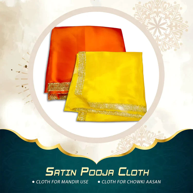 Pooja Cloth Online | Mandir Cloths | Satin & Cotton Clothes